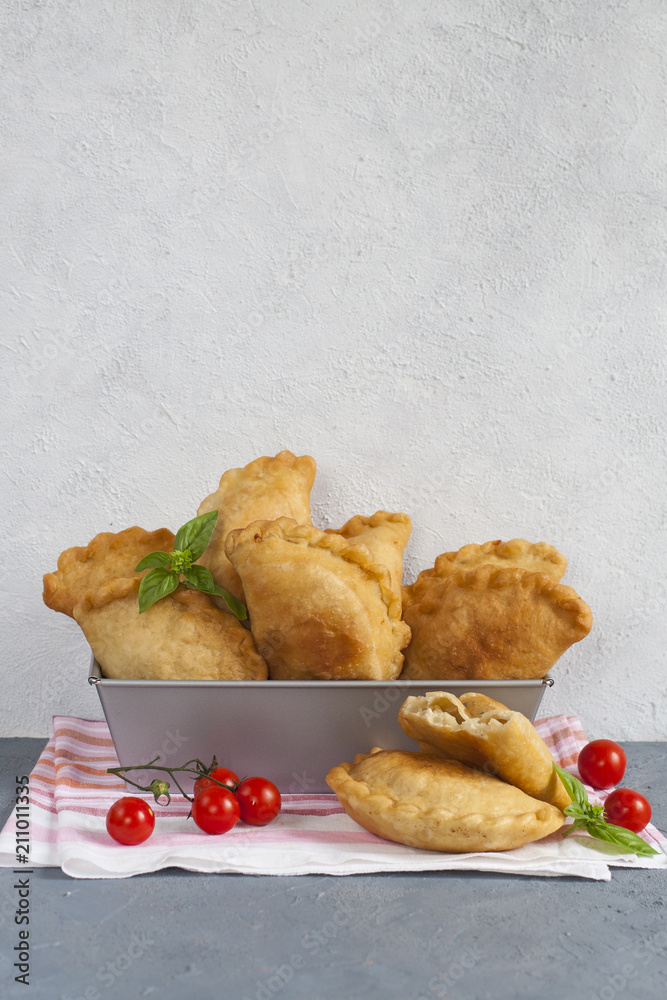 Panzerotti - a savory fried turnover traditional for Southern Italy ...