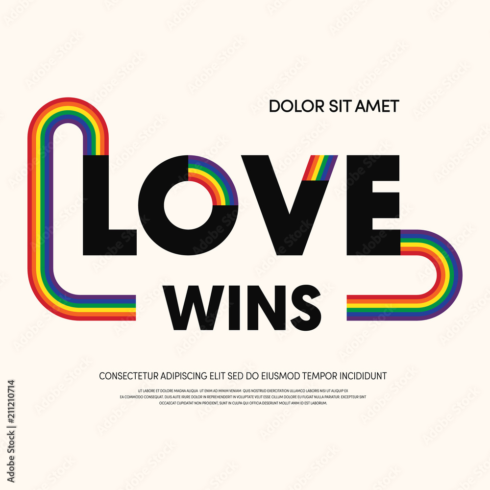 LGBT community poster template background Stock Vector | Adobe Stock