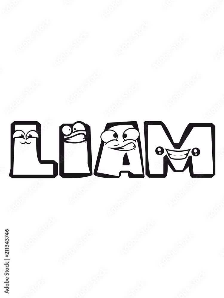 liam vorname männlich kind baby nachwuchs schwanger junge buchstabe ...