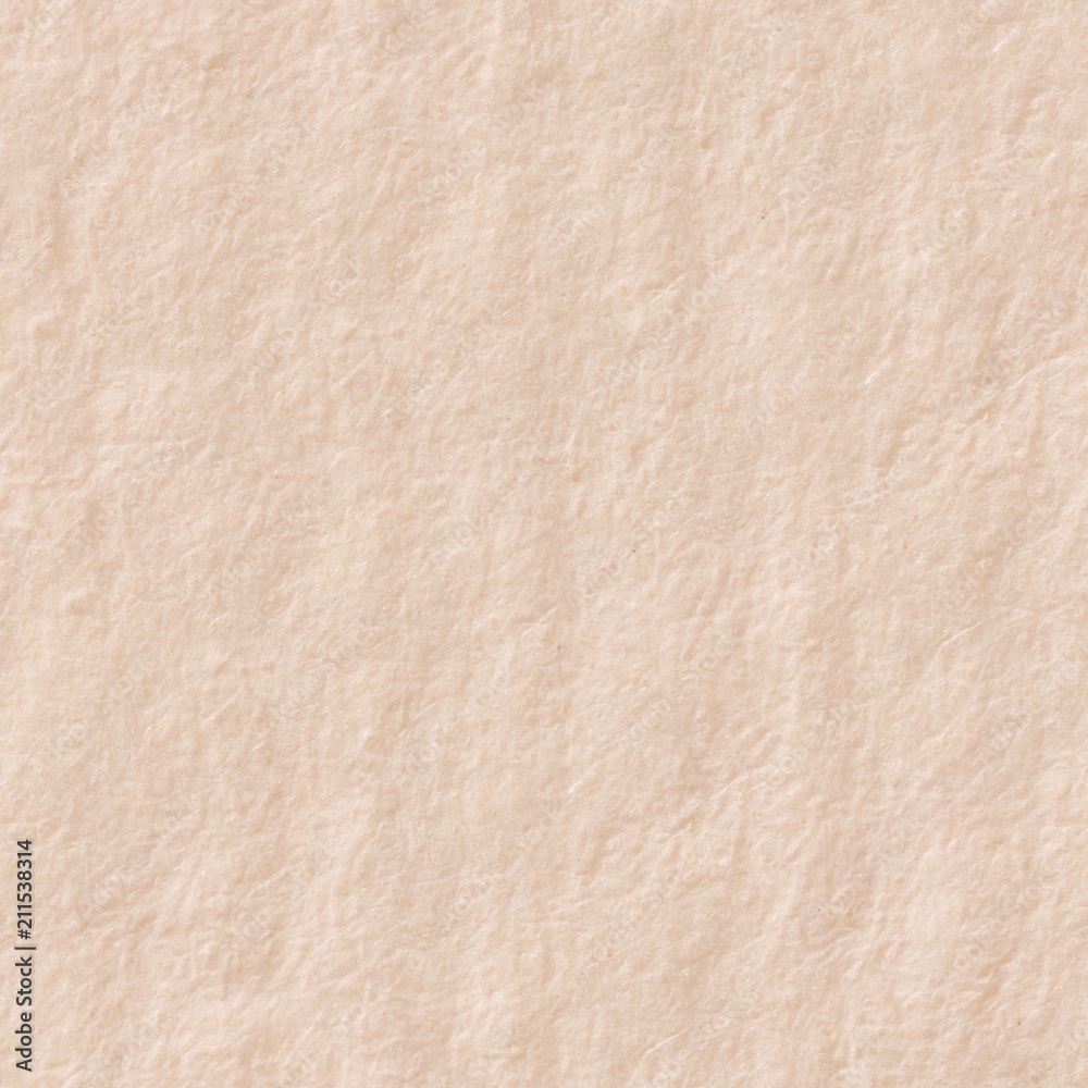 Simple light beige paper texture. Seamless square background, tile ...