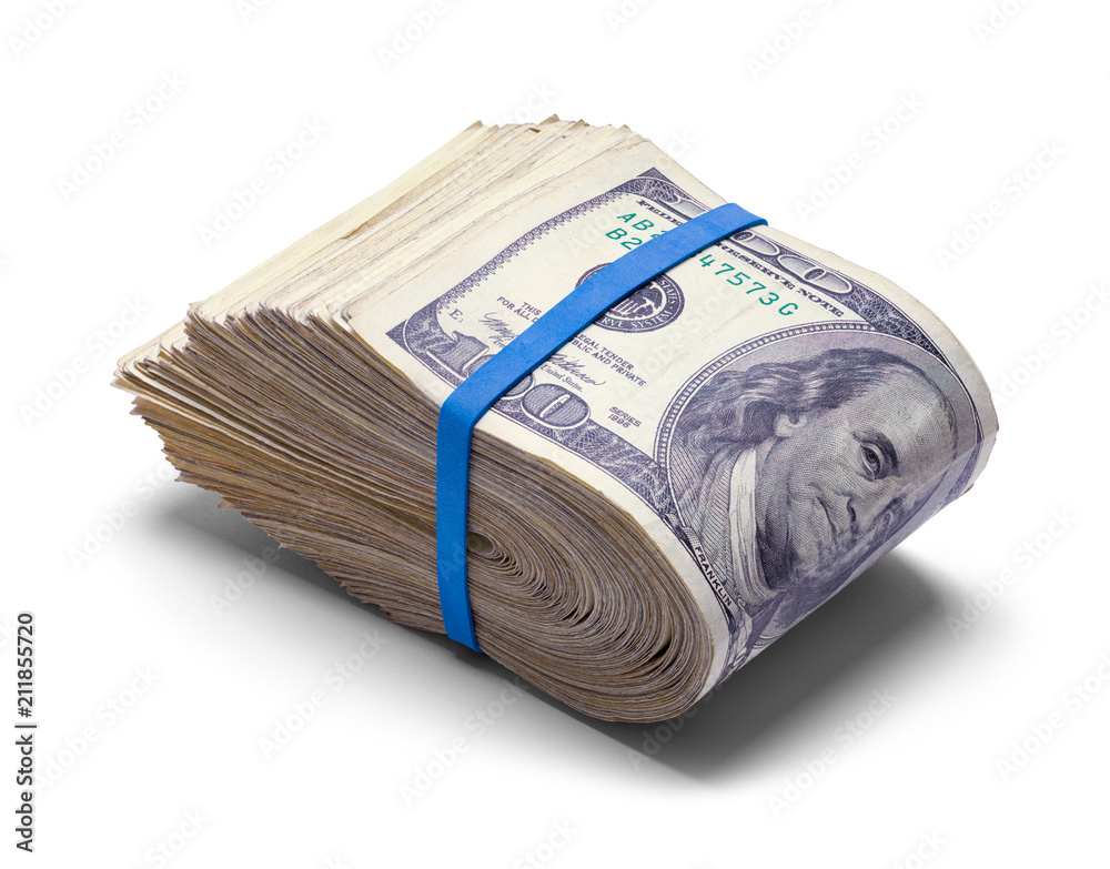 Fat Wad of Money Stock Photo | Adobe Stock