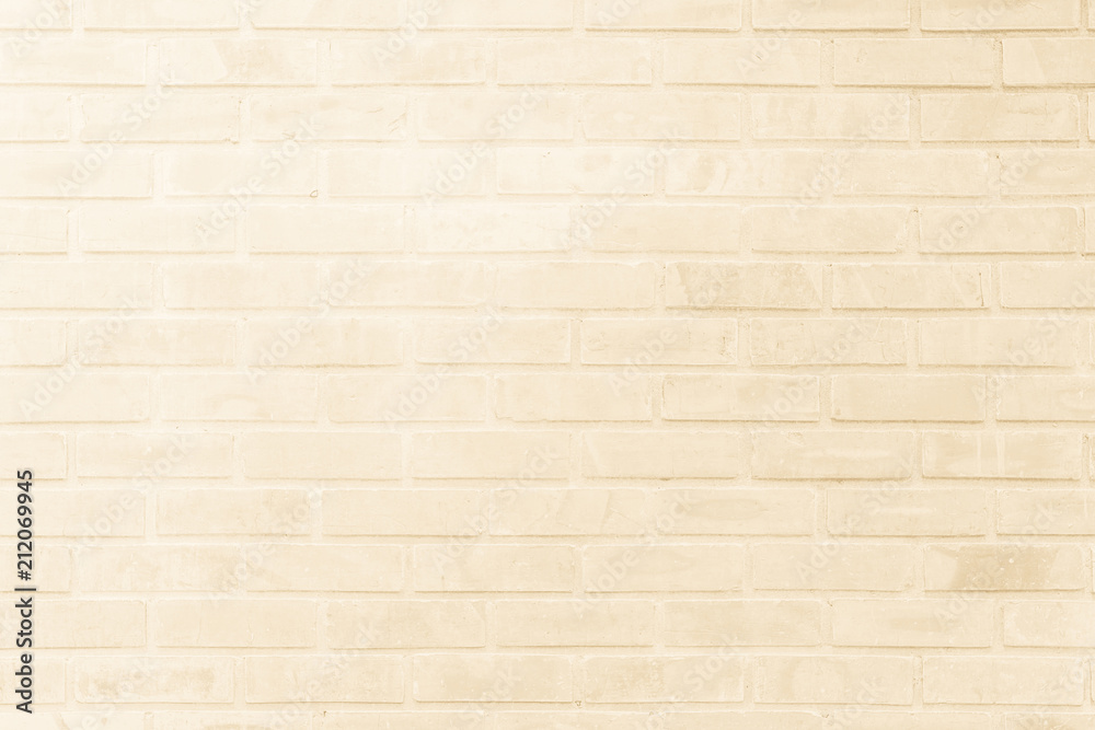 Cream and white brick wall texture background. Brickwork or stonework ...