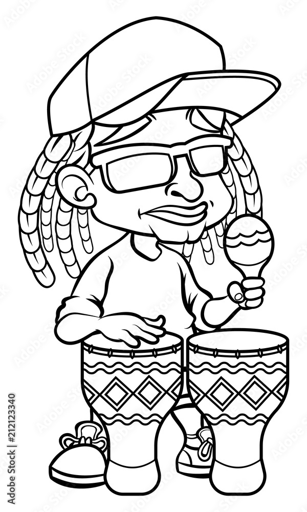 rasta coloring book