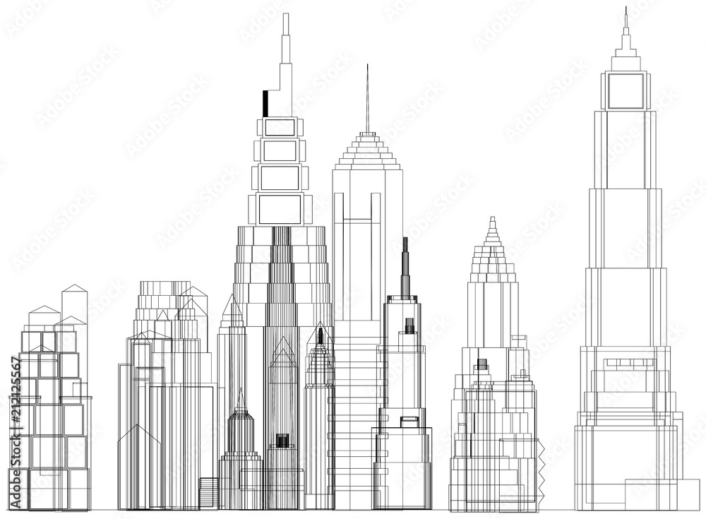 skyscraper blueprints