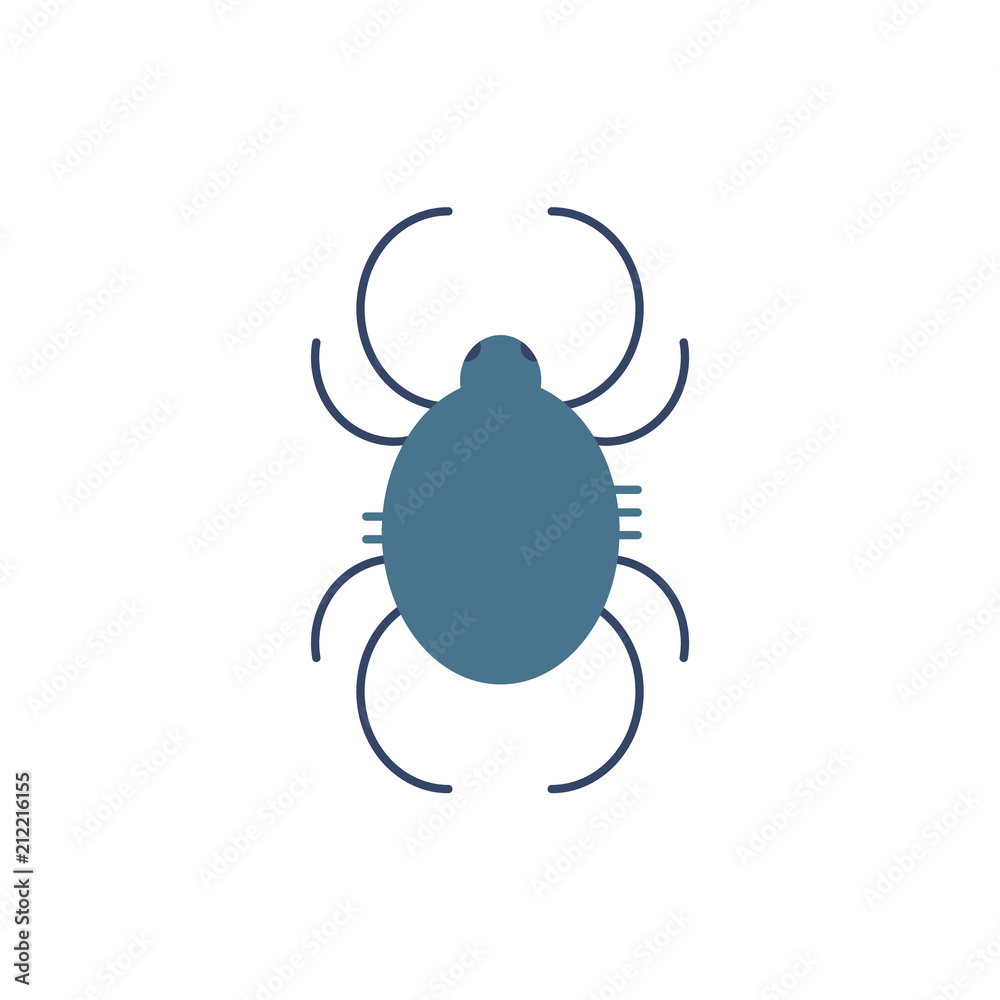 Stock-Vektorgrafik Dust mite symbol - trigger of year-round allergy and ...
