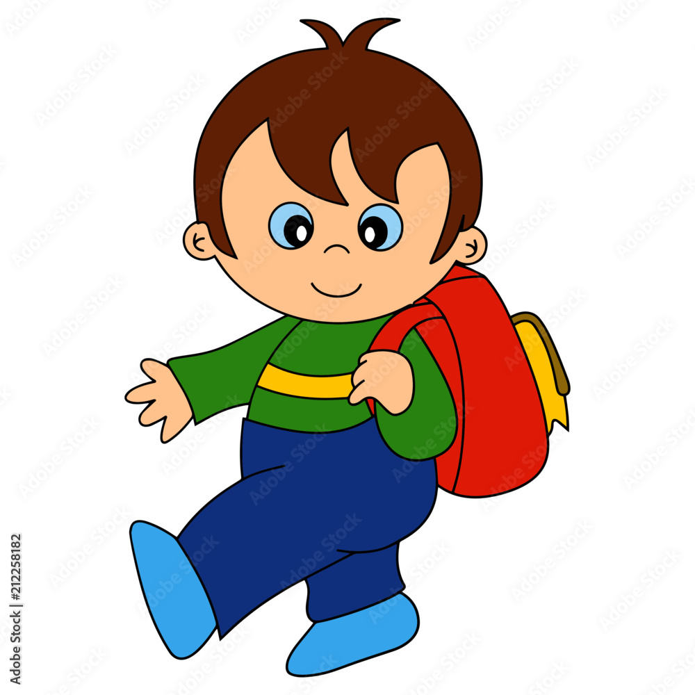Go To School Cartoon