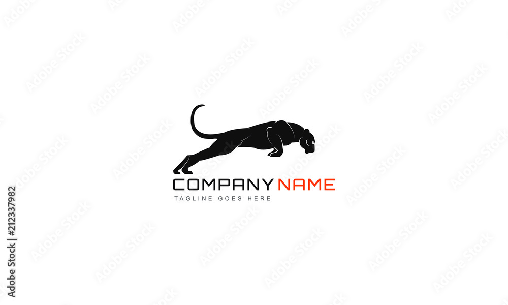 Pantera logo Stock Vector | Adobe Stock