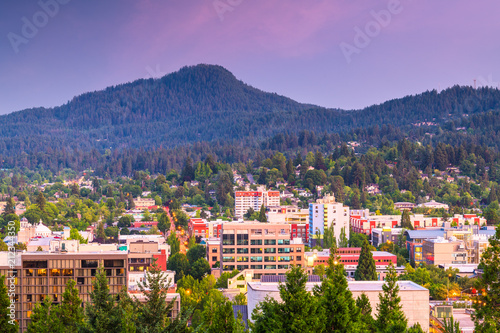 Eugene, Oregon, USA Skyline Stock Photo | Adobe Stock
