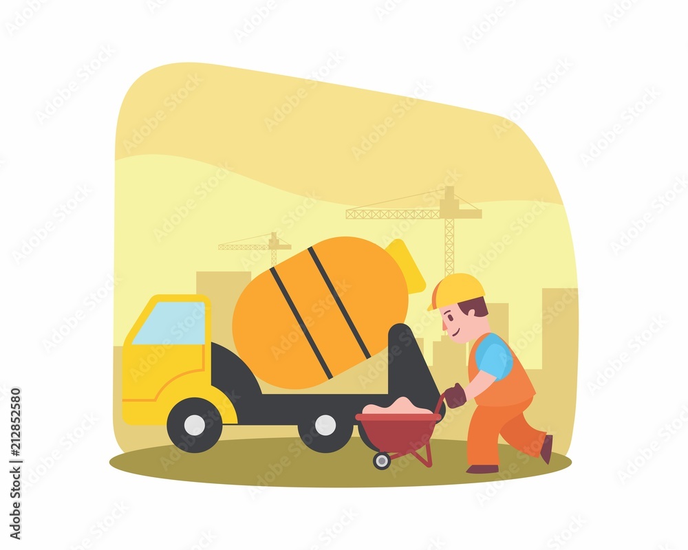 construction worker foreman builder construction site engineer ...