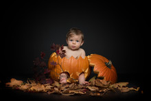 Baby Feet With Pumpkins Free Stock Photo - Public Domain Pictures