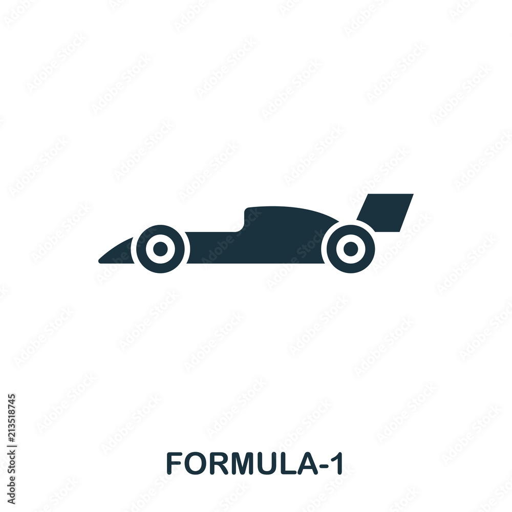 Formula 1 icon. Premium style icon design. UI. Illustration of formula ...