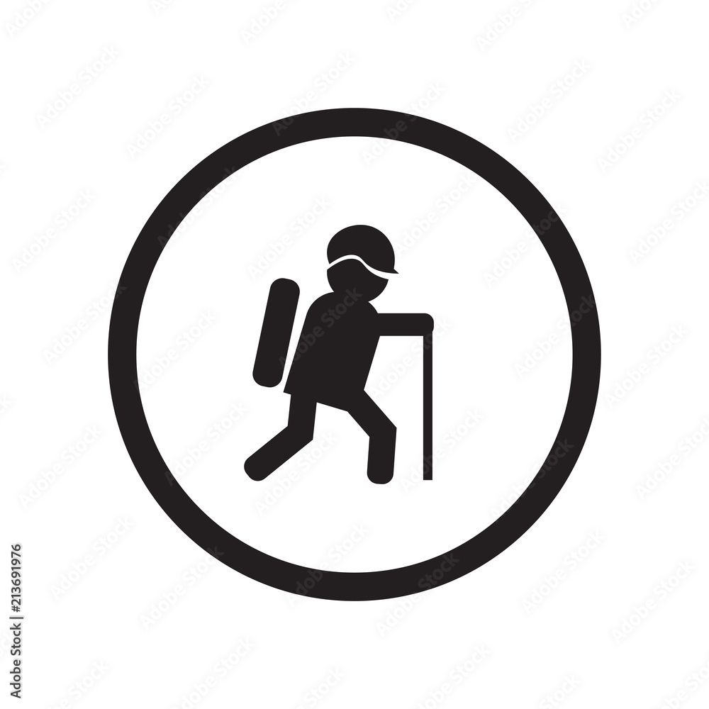 Tracking sign icon vector sign and symbol isolated on white background ...