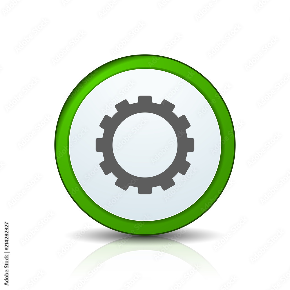 Settings Tool button illustration Stock Vector | Adobe Stock
