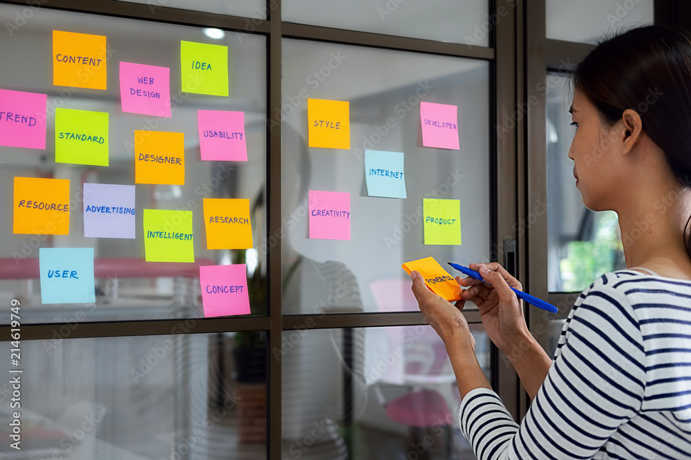 Sticky Notes Brainstorming Template Sticky Notes Brainstorming 25,474 ...