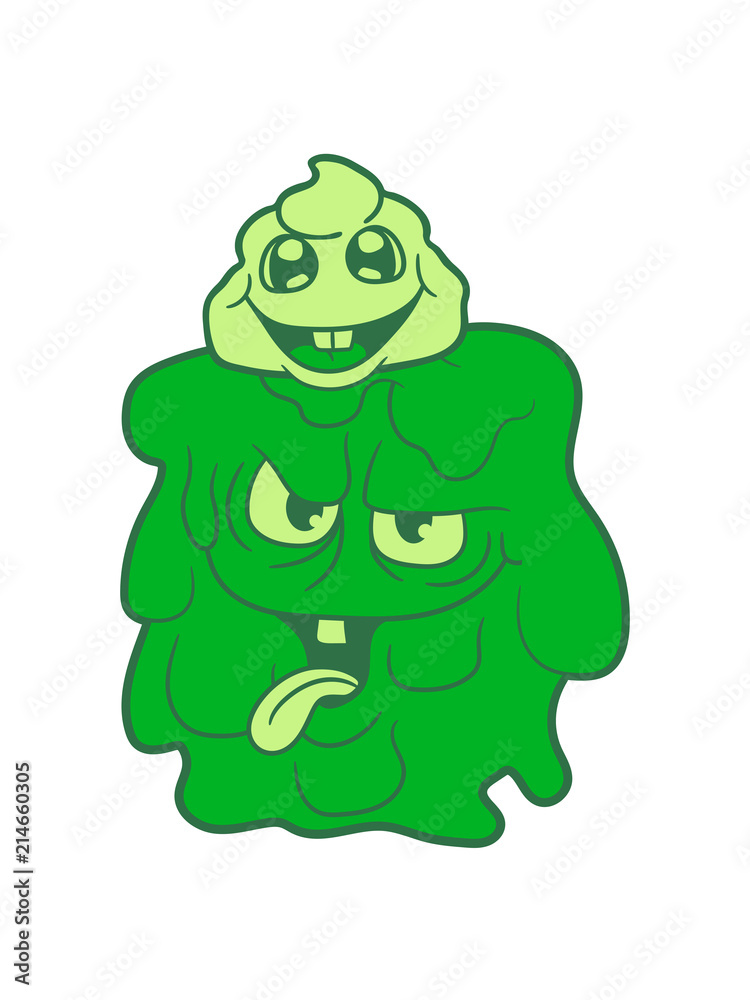 Stock-Illustration „kot haufen häufchen scheiße kacke bazille virus ...