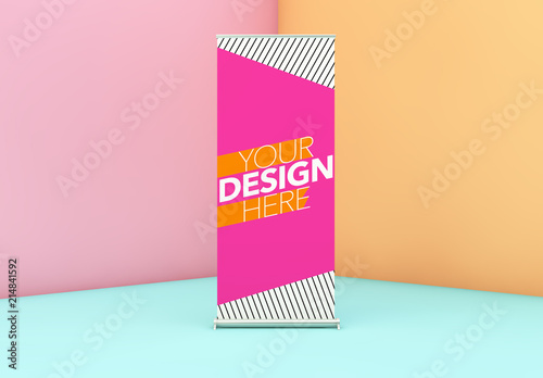 Roll-up Poster Mockup Stock Template | Adobe Stock