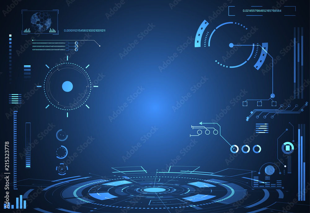 abstract technology ui futuristic concept hud interface hologram ...