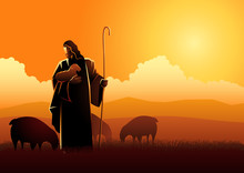 Jesus The Good Shepherd Free Stock Photo - Public Domain Pictures
