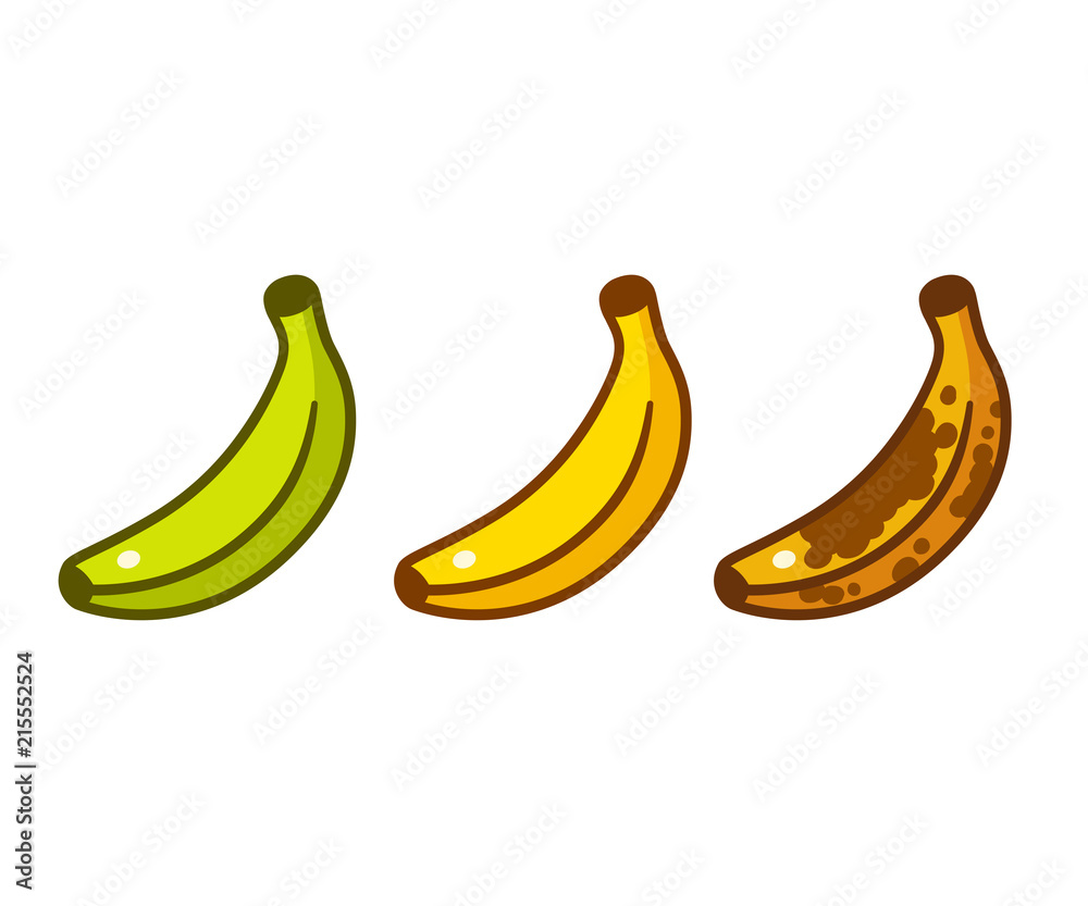 Cartoon bananas illustration Stock Vector | Adobe Stock