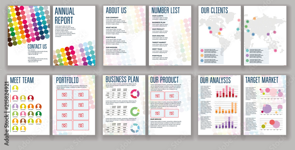 Elements of infographics for presentations templates. Presentation ...
