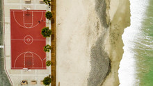 Basketball In A Sand Box Free Stock Photo - Public Domain Pictures