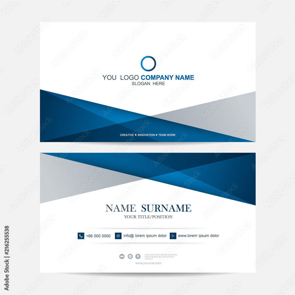 Business card vector background Stock Vector | Adobe Stock