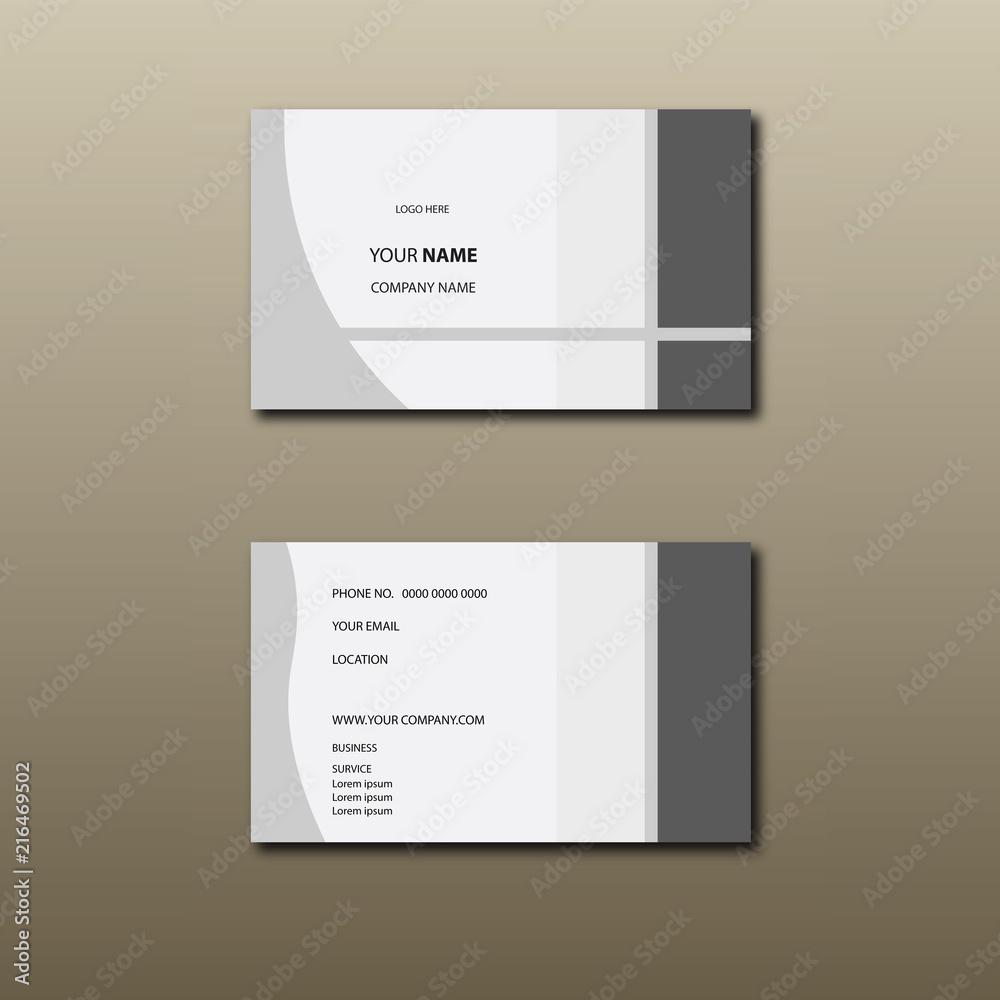 Business card Stock Vector | Adobe Stock