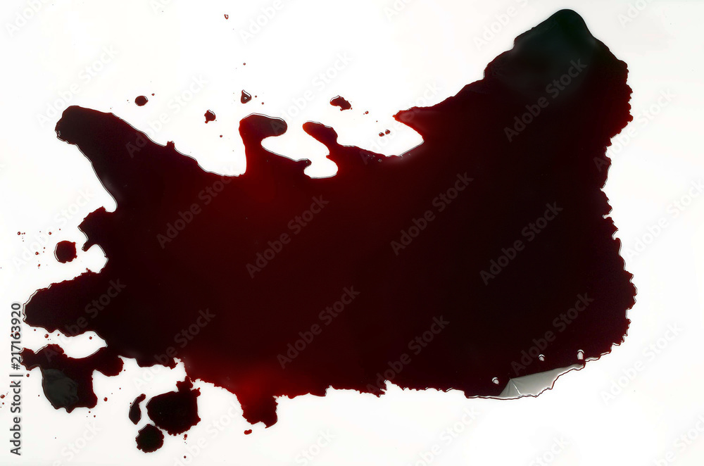 Puddle of blood Stock Photo | Adobe Stock