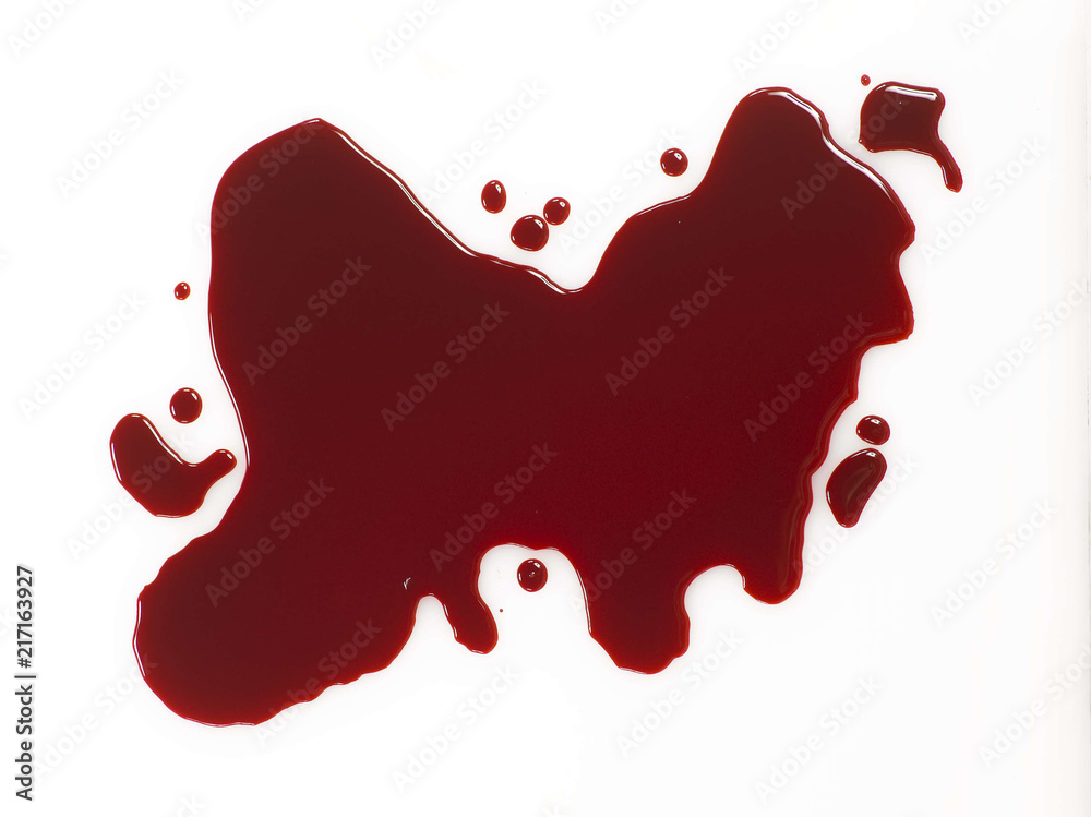 Puddle of blood Stock Photo | Adobe Stock