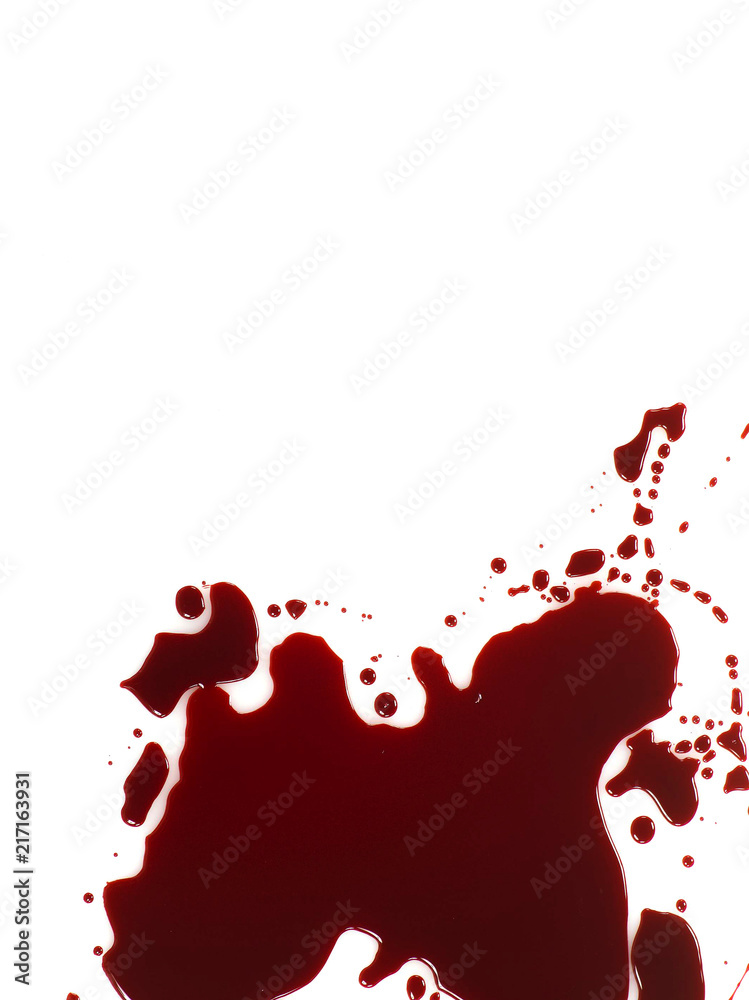 Puddle of blood Stock Photo | Adobe Stock