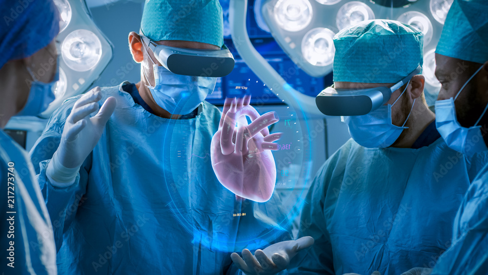 Surgeons Perform Heart Surgery Using Augmented Reality Technology ...