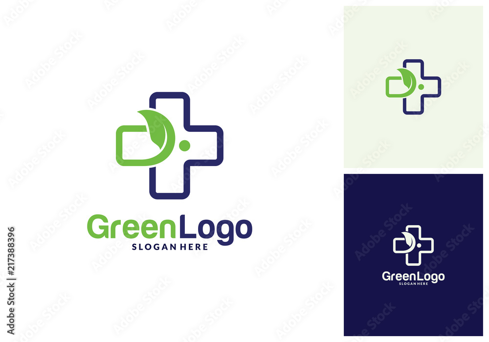Health tree people logo and Icon Template, Green logo vector Stock ...