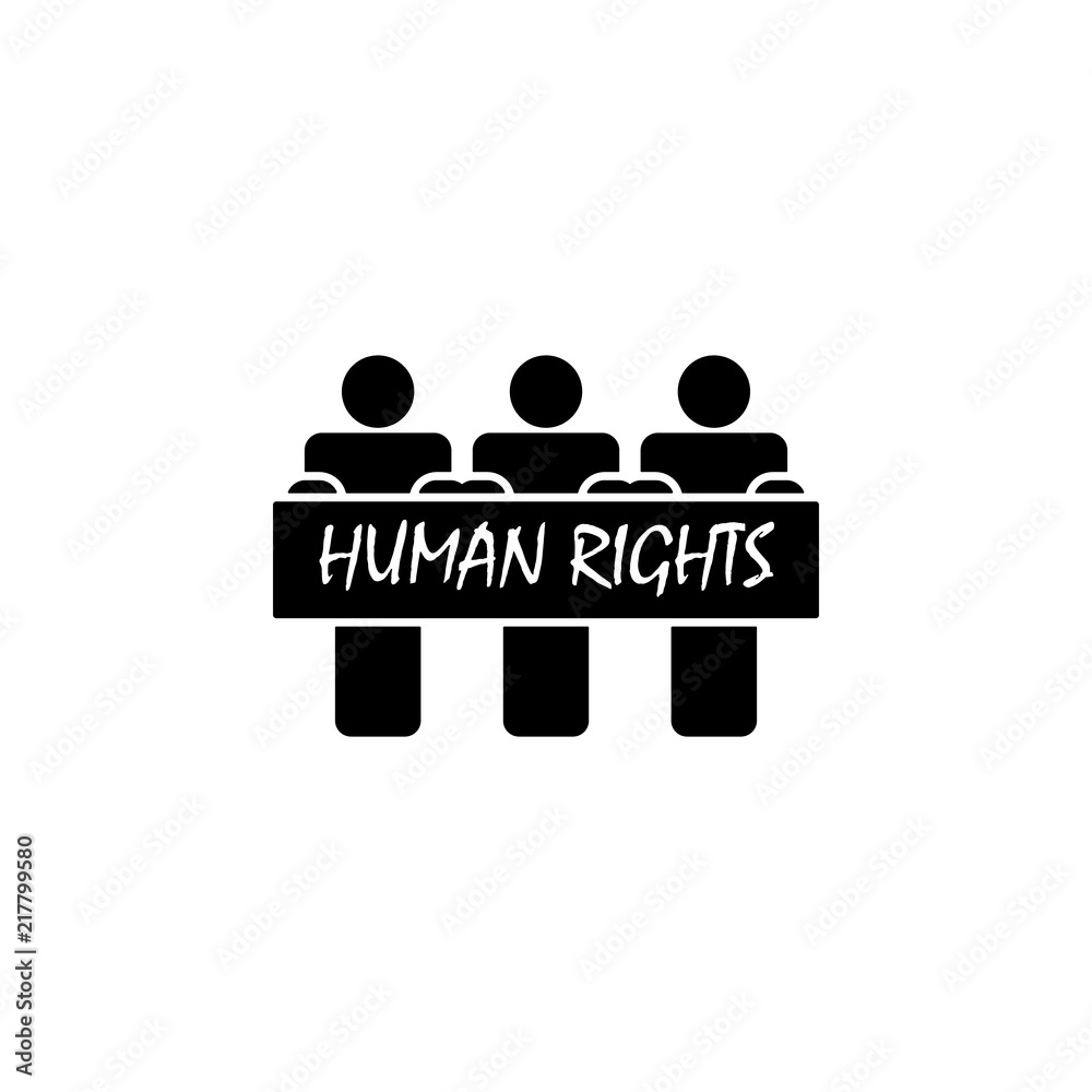 people for human rights icon. Element of human rights icon. Premium ...