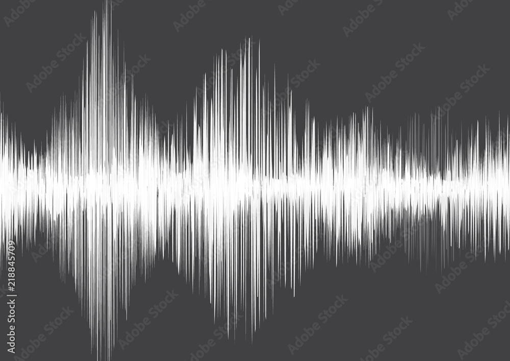 Super Earthquake Wave on Grey paper background,audio wave diagram ...