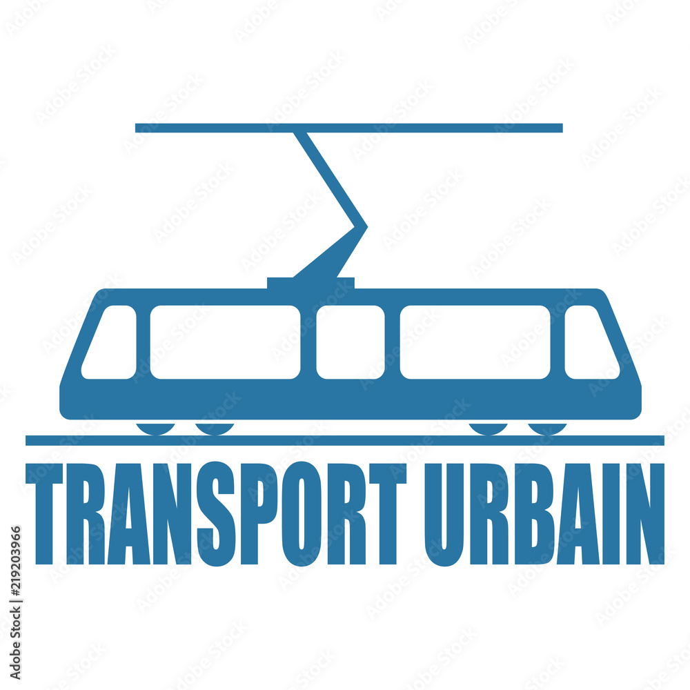 Logo tramway. Tram. Stock Vector | Adobe Stock