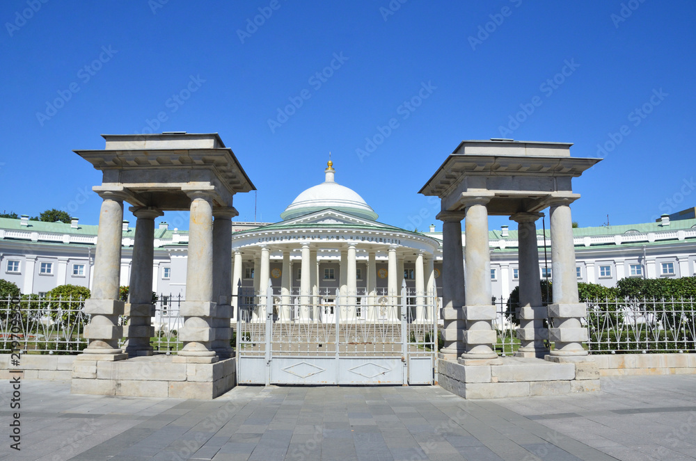 Moscow, Russia. Bolshaya Sukharevskaya square, house 3, building 1 ...