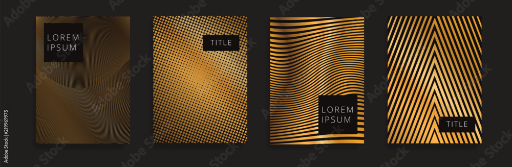 Luxury gold pattern background. Geometric golden line texture,Vector ...