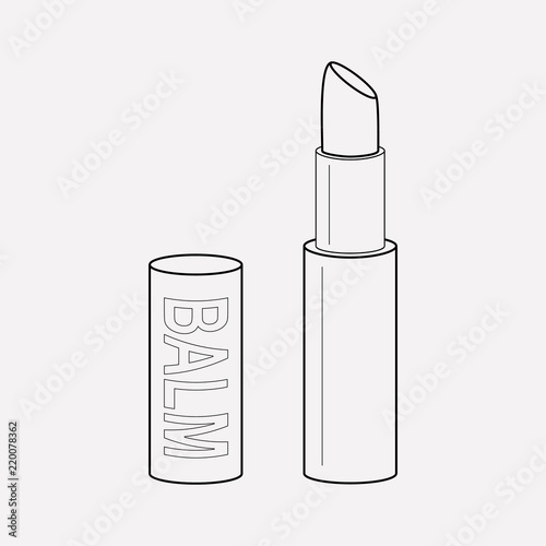 Lip Balm Icon Line Element Vector Illustration Of Lip Balm Icon Line lip-balm-icon-line-element-vector-illustration-of-lip-balm-icon-line