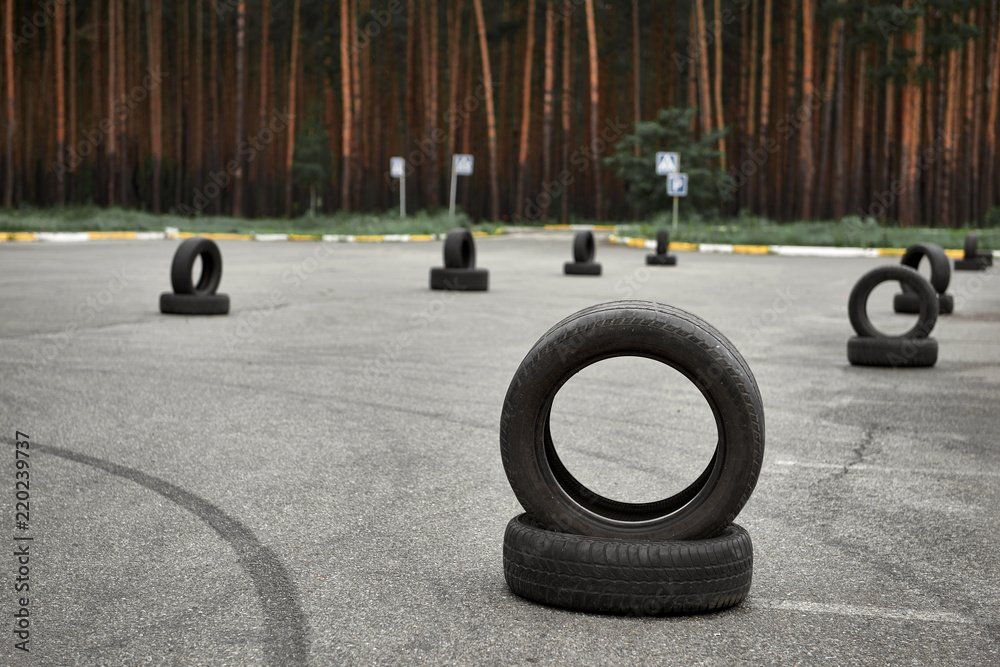 autodrome for driving training, large area for road signs, training ...