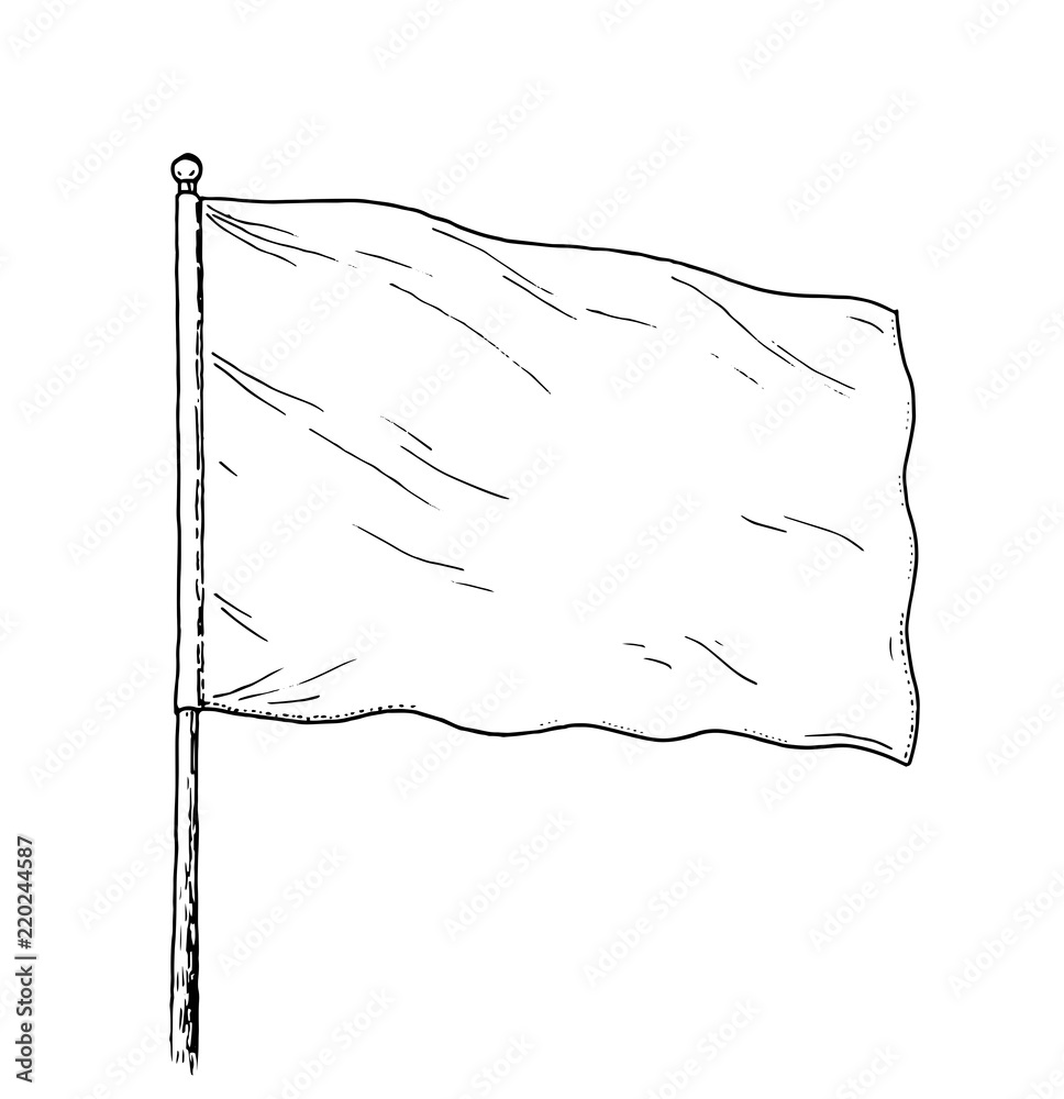 Blank Flag Clipart