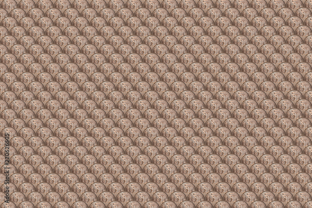 snake scales from silver dollars of Morgan Stock Photo | Adobe Stock