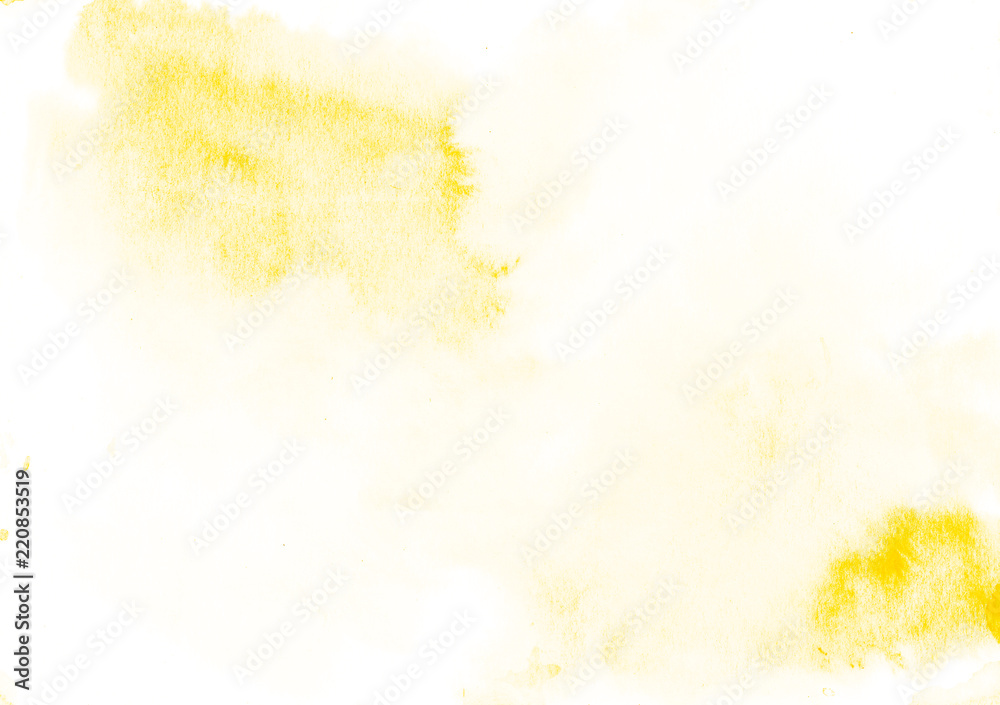 Yellow watercolor background soft texture - abstract morning light ...