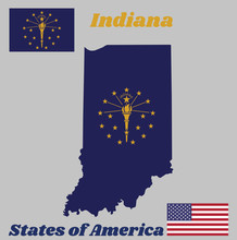 Indiana State Poster Free Stock Photo - Public Domain Pictures
