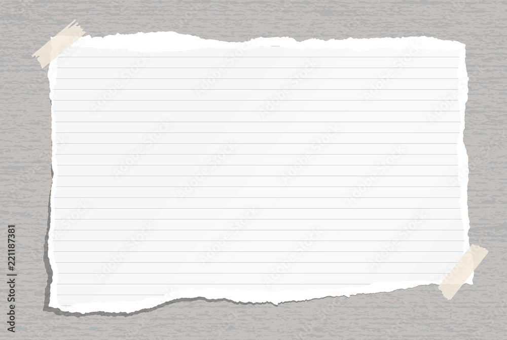 Torn Lined Notebook Paper