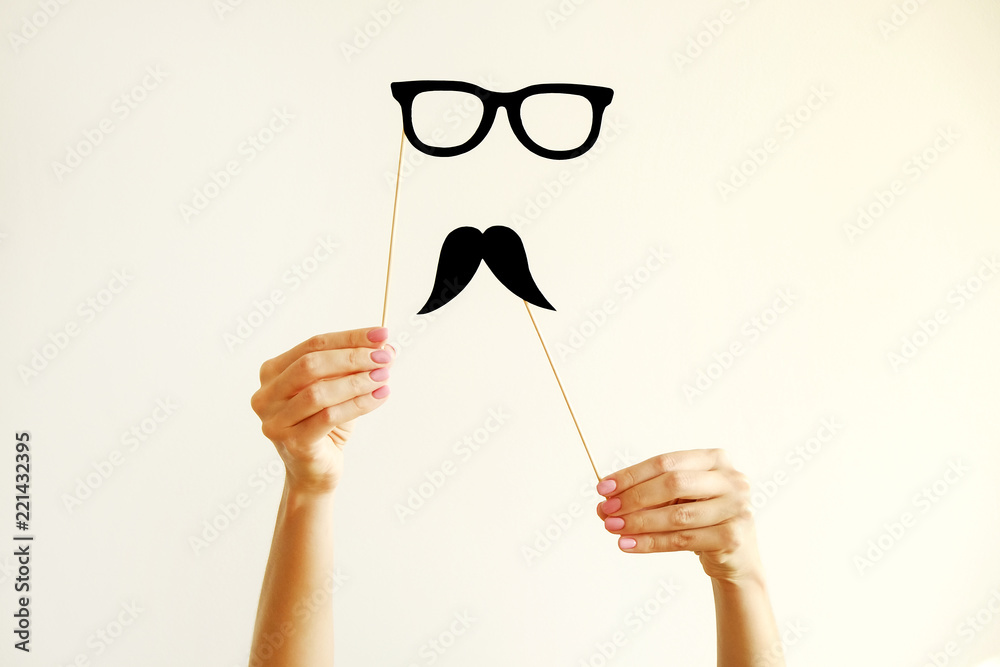 Movember concept. November is month of men health issues and prostate ...