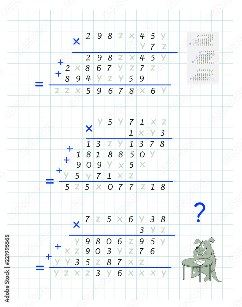 Logic puzzle game for the most intelligent. Need to replace in each ...