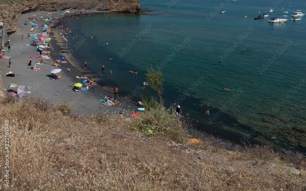 Playa de la Grande Conque ( de la Concha) Cala de roca volcánica del ...
