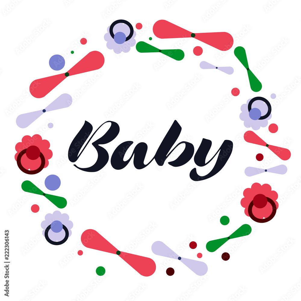 Oh, Baby. Lettering for babies clothes and nursery decorations bags ...