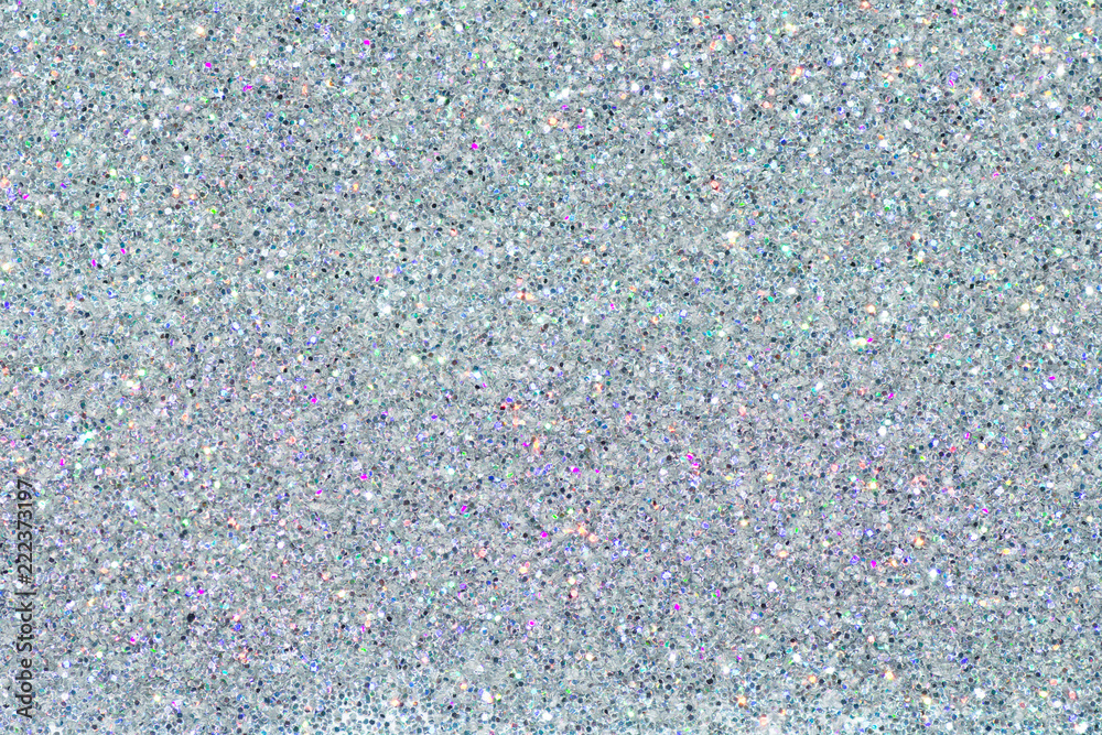 Holographic multicolor chrome texture. Sequins powder. Colored glitter ...