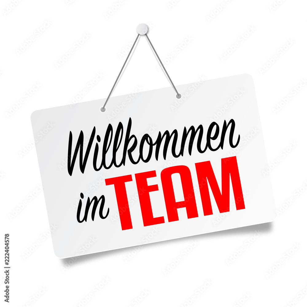 Willkommen Im Team Bilder